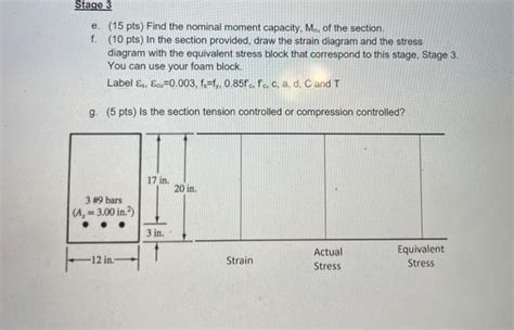 Solved Use The Section Geometry And Properties Below For Chegg