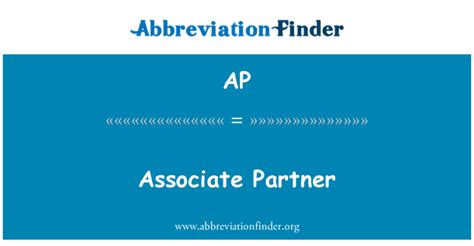 Ap Sta Per Partner Associato Associate Partner