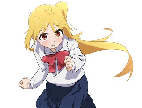 Safebooru 1girl Ahoge Blonde Hair Blue Skirt Bocchi The Rock Bow