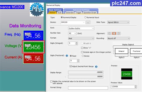Mitsubishi HMI Modbus RTU Inovance MD200 Tutorial Plc247 Com