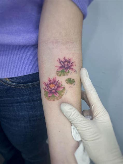 Water Lily Tattoo