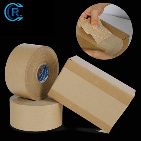 Brown Packing Tape Kraft Paper Tape Brown Reinforced Gummed Tape For