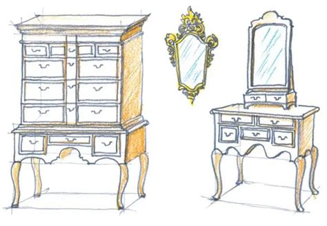 Мебель В Стиле Барокко Рисунок 46 Фото