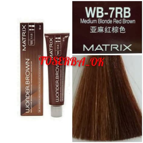 Jual Matrix Wonder Brown Medium Blonde Red Brown Wb 7rb 90ml