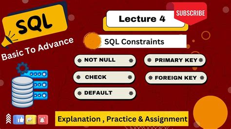 Lecture 4 Sql Constraints Not Null Check Default Primary