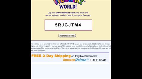 Webkinz Adoption Codes 2024 Terza Michal