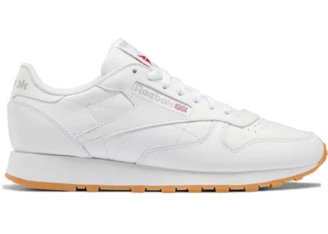 Tenis Reebok Classic Leather Blanco Hombre