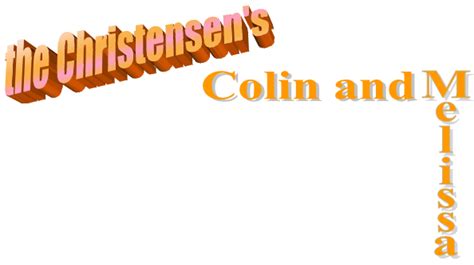 Colin And Melissa Christensen