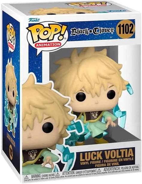 Funko Pop Black Clover Luck Voltia Figure Aaa Anime Exclusive Bigamart