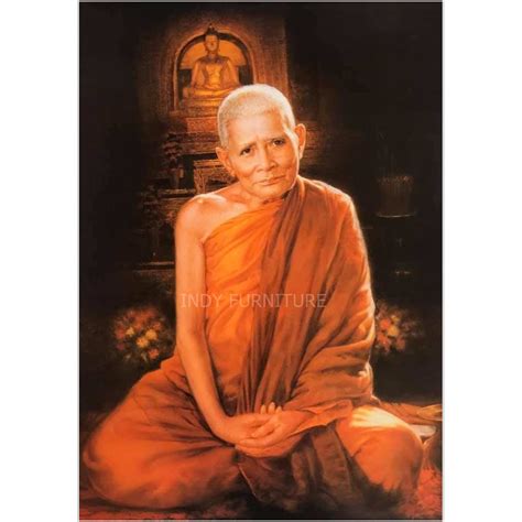 9023 รูปภาพมงคล หลวงปู่แหวน สุจิณโณ วัดดอยแม่ปั๋ง จ เชียงใหม่ ขนาดภาพ 15x21นิ้ว 38x54 ซม