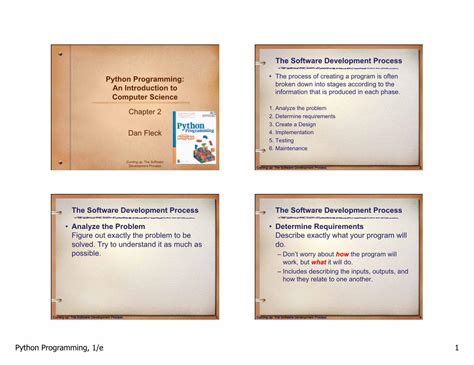 Pdf The Software Development Process Python Programmingdfleck