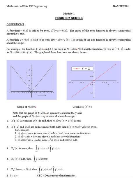 M3 2020 Module1 Pdf Function Mathematics Analysis