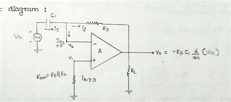 Differentiator Using Op Amp Study2night