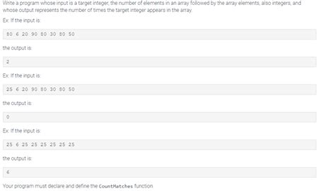 Solved Write A Program Whose Input Is A Target Integer The