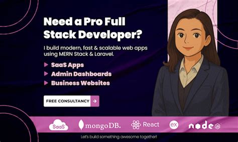 Develop A Full Stack Web App Using Mern Stack Or Laravel By