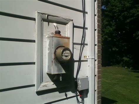 Framing Around Electric Meter Bob Is The Oil Guy