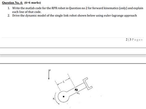 Solved Question No 4 66 Marks 1 Write The Matlab Code