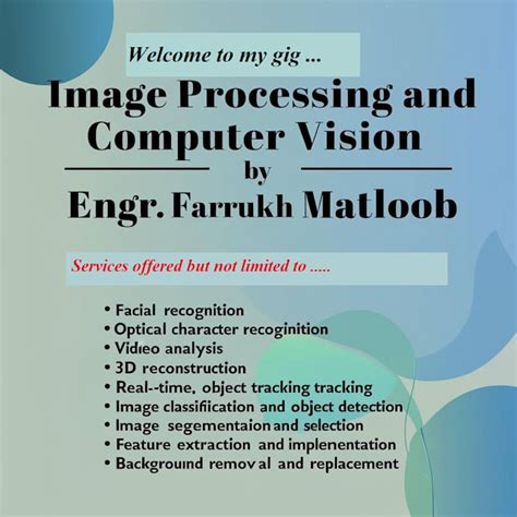 Do Image Processing And Computer Vision Projects In Python By Matloobfarrukh Fiverr