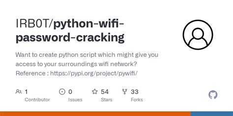 Python Wifi Password Crackingwificrackupdatedipynb At Master · Irb0tpython Wifi Password
