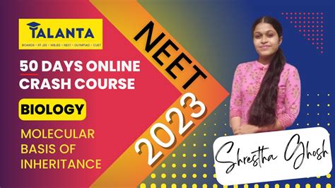 50 Days Online Crash Course Molecular Basis Of Inheritance Biology Day 30 Shrestha