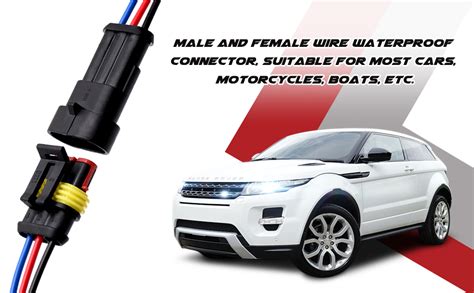 Amazon Com Pin Connector Kit AWG Automotive Electrical Connectors Waterproof Wire