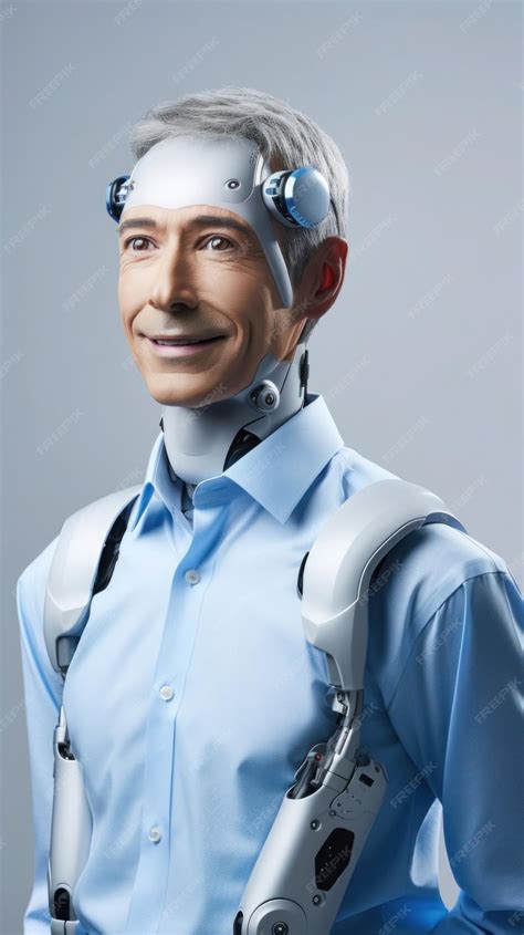 Premium Ai Image Humanoid Ai Robot Standing With Lifelike Features