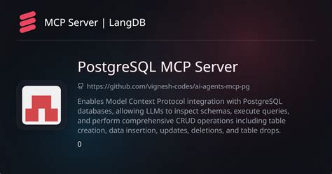 Postgresql Mcp Server Langdb