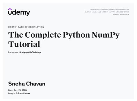 Numpy Tutorial Studyopedia