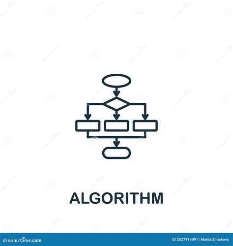 Algorithm Icon Monochrome Simple Artificial Intelligence Icon For Templates Web Design And