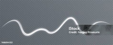 빛나는 흰색 속도선 가벼운 빛나는 효과 추상 모션 라인 가벼운 트레일 웨이브 화재 경로 추적 라인 자동차 조명 광섬유 및 백열 곡선 돌리기 Dna에 대한 스톡 벡터 아트 및