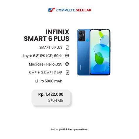 Rekomendasi HP Infinix Jutaan Terbaik Complete Selular Official Web