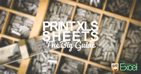 print excel sheets no more trouble printing with easy tricks