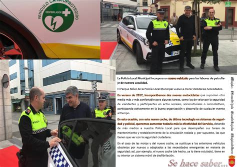 La Policía Local Incorpora Un Nuevo Vehículo Para Las Labores De