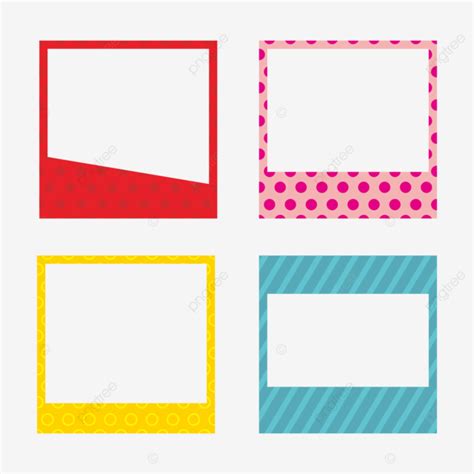 폴라로이드 액자 벡터 폴라로이드 사진 틀 Png 일러스트 및 이미지 에 대한 무료 다운로드 Pngtree