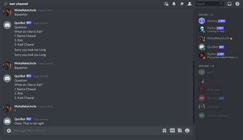 Github Harshkedia17discordquizbot