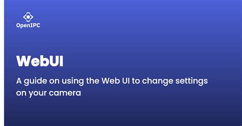 Webui Documentation