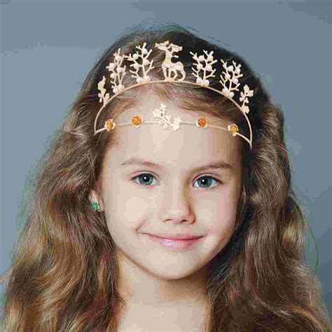 Badu Bg Коледна лента за глава за коса Дамски еленови ленти за глава Аксесоари Елхови рога със