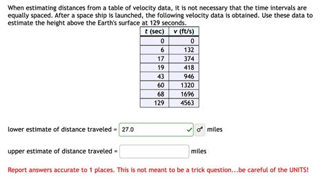 Answered When Estimating Distances From A Table Bartleby