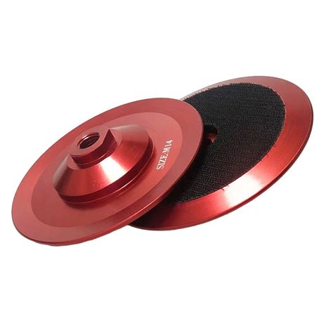 Bestshe 0806 M14 5 นิ้ว 125 มม อลูมิเนียมอัลลอยด์ Backer Pad Hook And Loop Backing แผ่นผู้ถือ