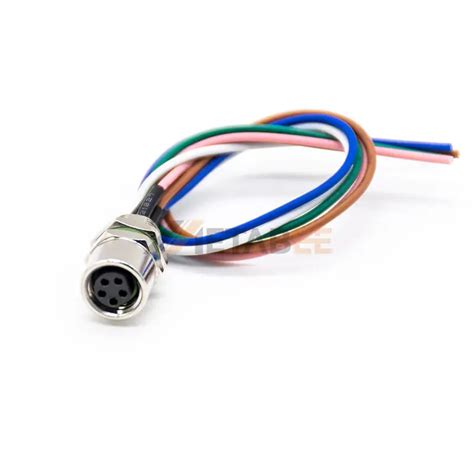 M8 5 Pin B Coded Straight Connector With Cable Metabeeai