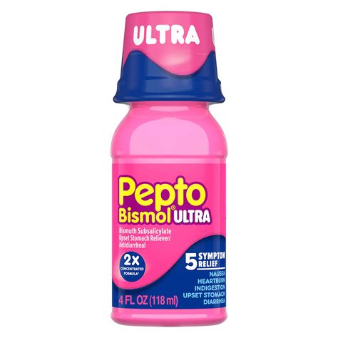 Pepto Bismol Ultra Liquid 4 Oz For Upset Stomach And Nepal Ubuy