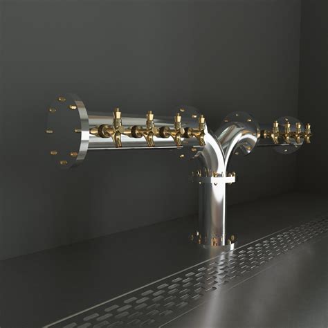 Polished Draft Beer Tower Aerial Odyssey Tee 4in Fût Mauricie