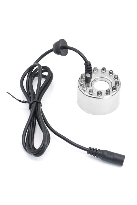 Hobi Mekatronik 12 Ledli Nem Nozülü Soğuk Buhar 24v Işıklı Adaptör