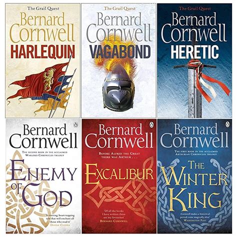 Warlord Chronicles The Grail Quest Series 6 Books Collection Set By