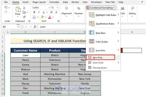 How To Create Search Box In Excel With Conditional Formatting 5 Ways