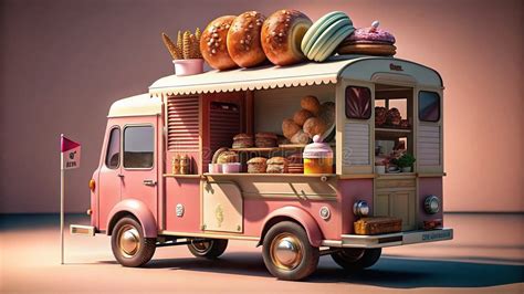 Exquisite French Pastries Unveiled A Mobile Bakery Trucks Delectable