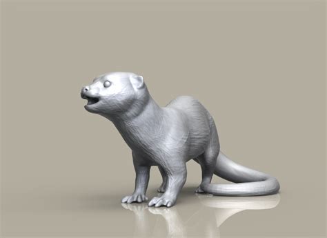 🦦 3d Otter Model・free Stl File For 3d Printing・cults