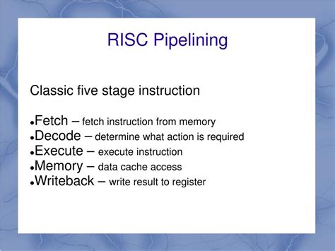 Ppt Risc Pipelining Cs 147 Spring 2011 Kui Cheung Powerpoint