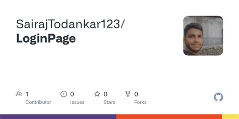 Github Sairajtodankar Loginpage