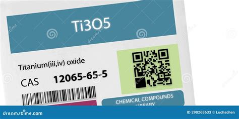 Ti3o5 Titanium Iii Iv Oxide Stock Image Image Of Bottle Science 290268633